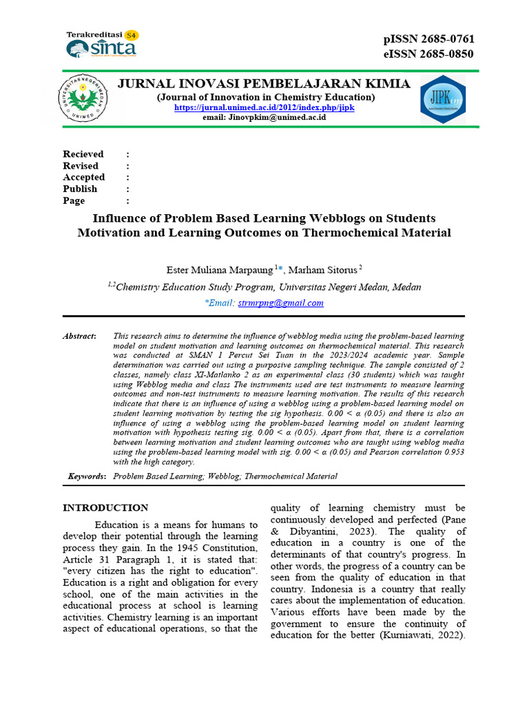 JIPK - Ester Muliana Marpaung - Revisi | PDF | Statistical Inference | Evaluation Methods