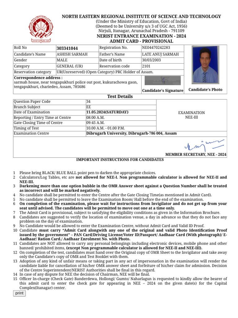 Neet | PDF | Identity Document | Government And Personhood
