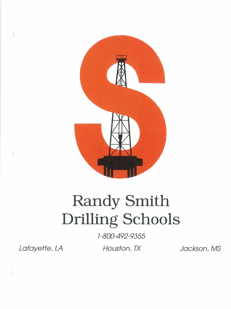 Randy Smith Drilling Schools | PDF
