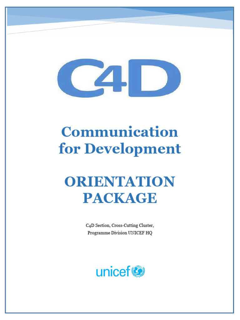 C4D Orientation Package | PDF | Behavior | Motivation