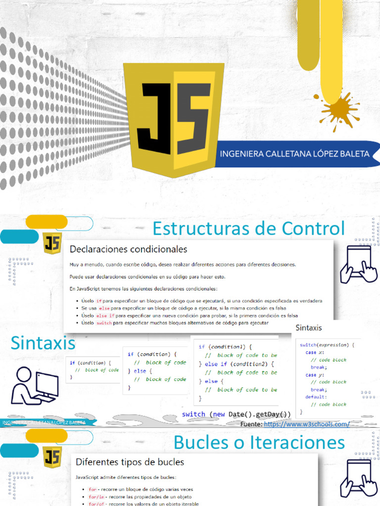 Estructuras de Control y Funciones | PDF | Flujo de control | Programación de computadoras