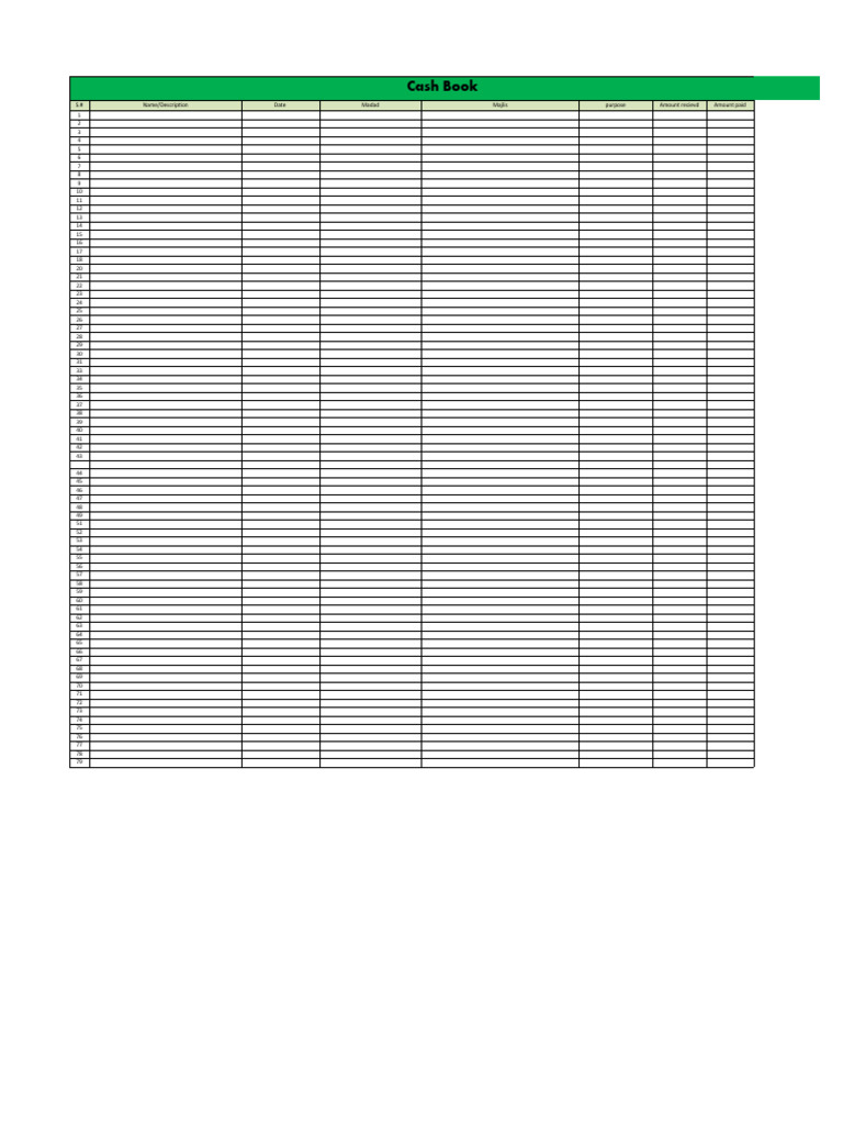 Cash,Bank Book | PDF | Money | Financial Services