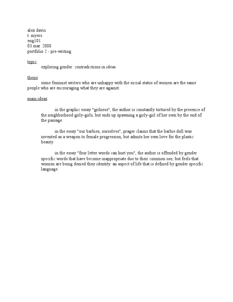 Pre Write | PDF