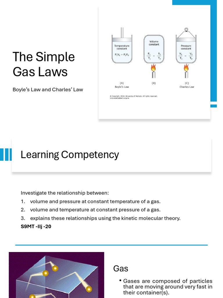 G10-The-Gas-Laws | PDF | Gases | Pressure