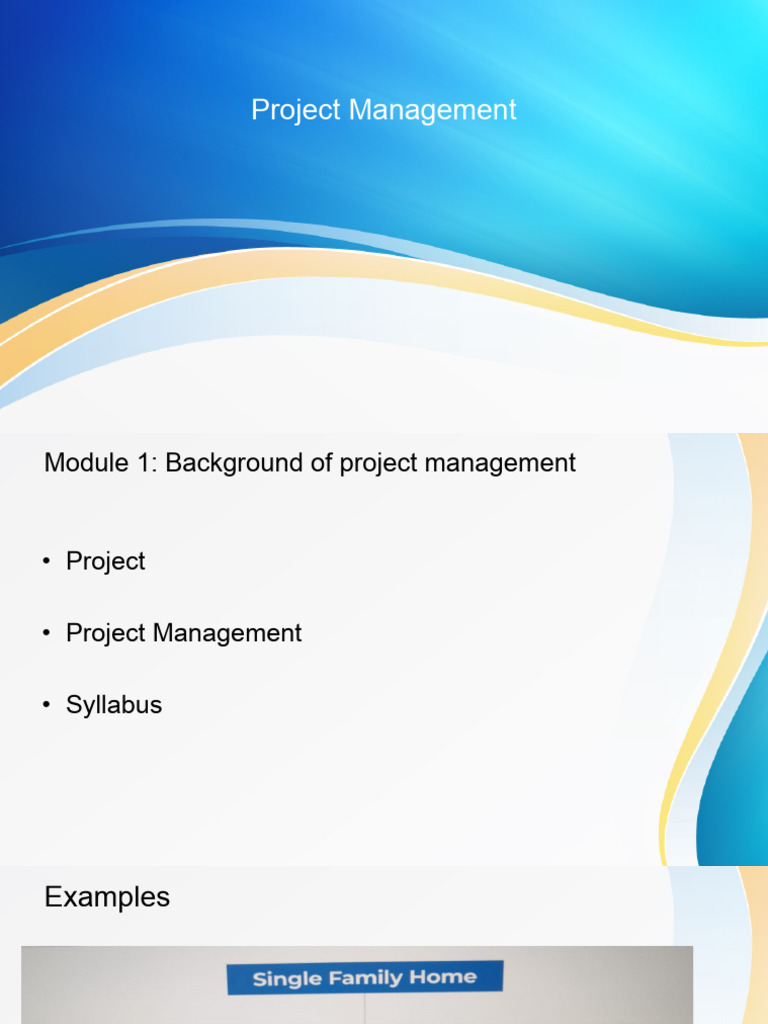 PM Module 1 | PDF | Project Management | Negotiation