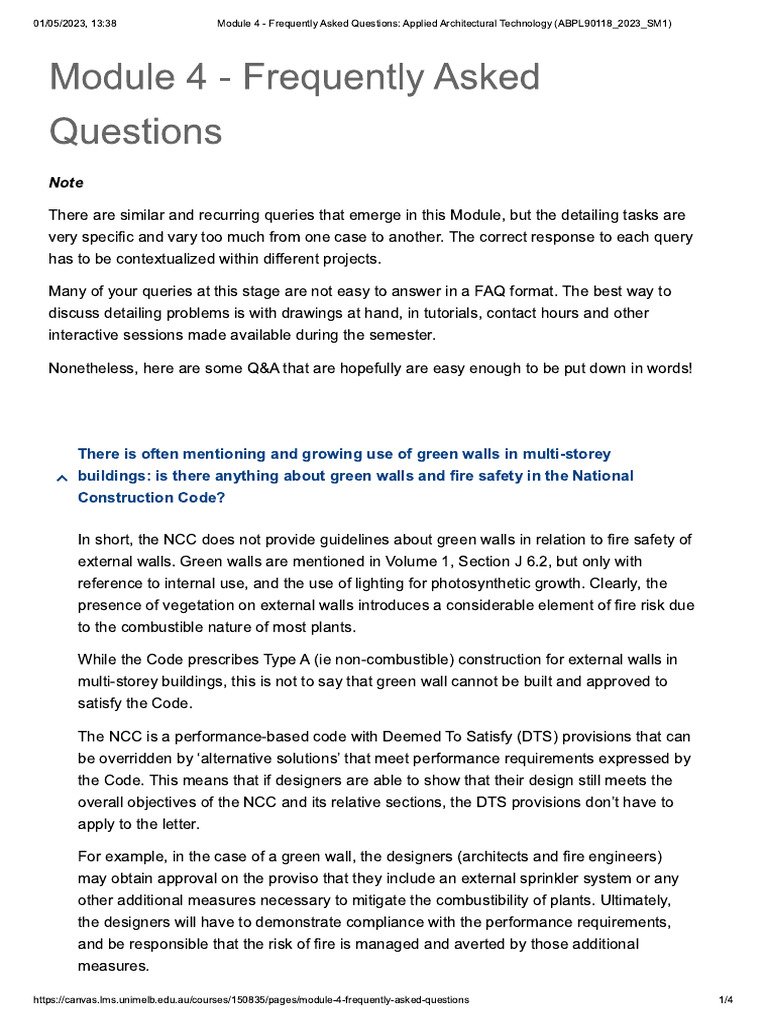 Module 4 - Frequently Asked Questions | PDF