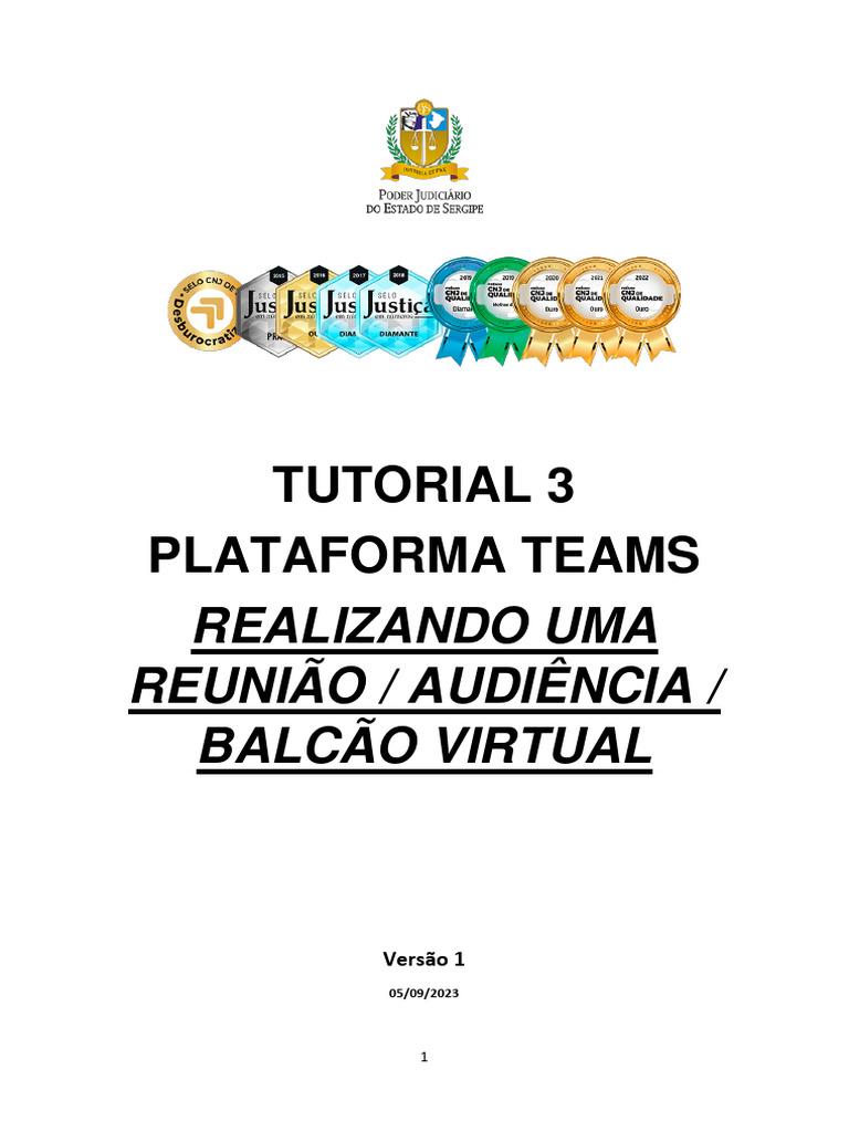 Tutorial Teams - 3 - Realizando A Reuniao v1 | PDF | Informática | Programas