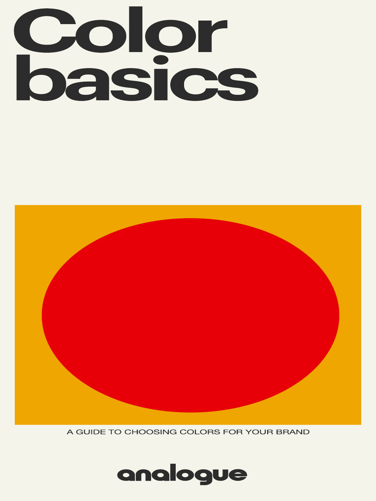 Analogue Color Basics | PDF | Color | Vision