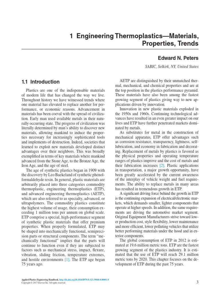 Engineering plastics | PDF | Polyester | Nylon
