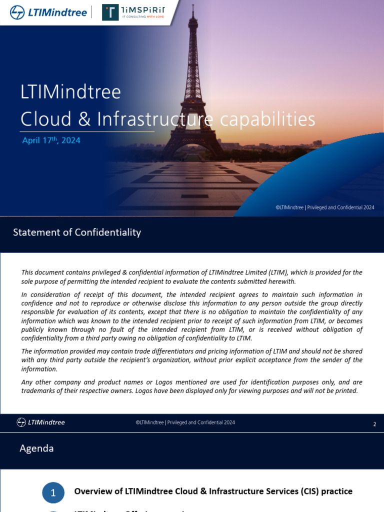 LTIMindtree - Cloud Capabilities 20240417 | Download Free PDF | Cloud Computing | Amazon Web ...