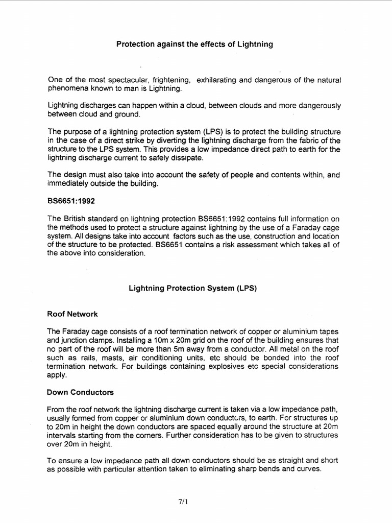 5 Protection Against The Effects of Lightning | PDF | Lightning ...