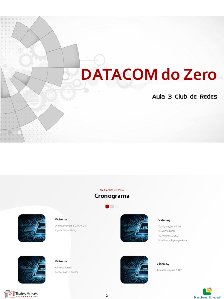 Aula 3 - Datacom Do Zero | Download grátis PDF | Comutador de rede | Roteador (informática)