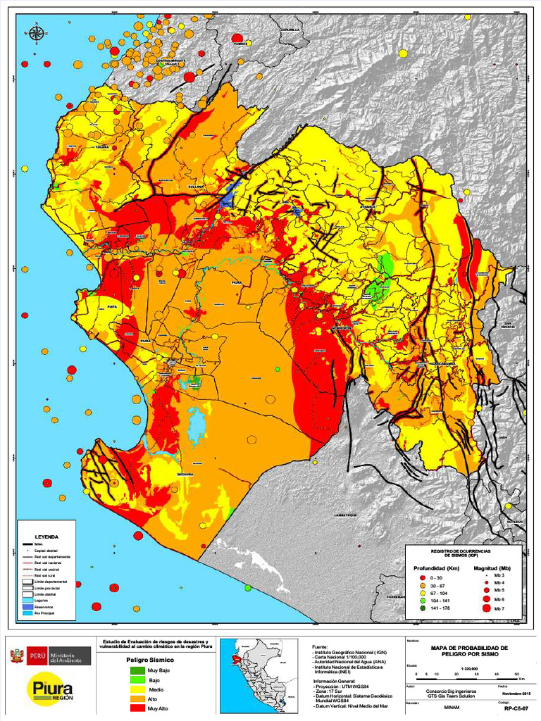 PDF c5 7 Mapa de Probabilidad de Peligro Por Sismico Compress | PDF | Mecánica de sólidos ...