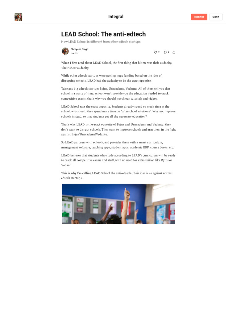 Article 2 | PDF | Educational Technology | Startup Company