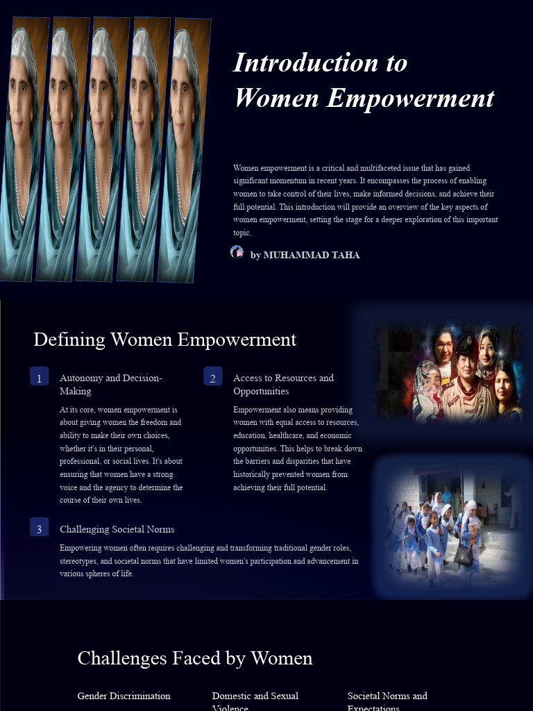 Introduction to Women Empowerment | PDF | Empowerment | Equality Rights