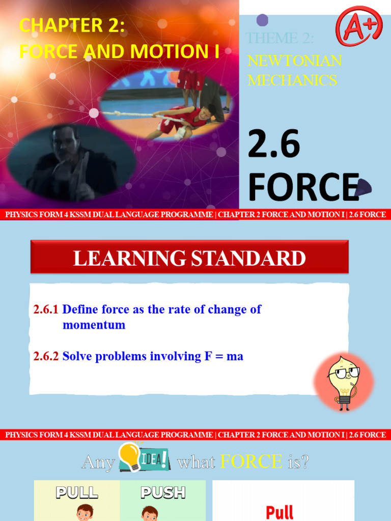 2.6 Force (En) | PDF | Force | Momentum