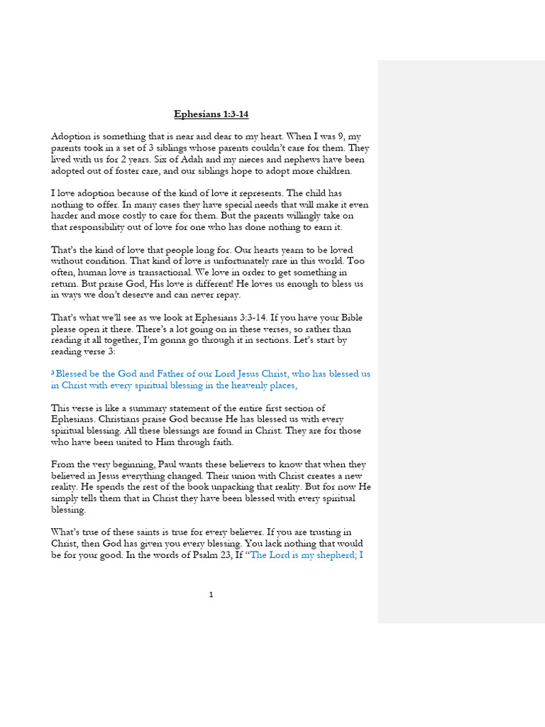 Understanding God's Sovereign Love | PDF | Salvation | Jesus
