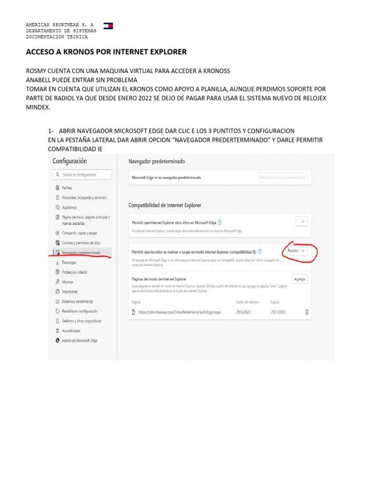 Manual para Configurar El Acceso A Kronos Desde Ie 2022 | PDF
