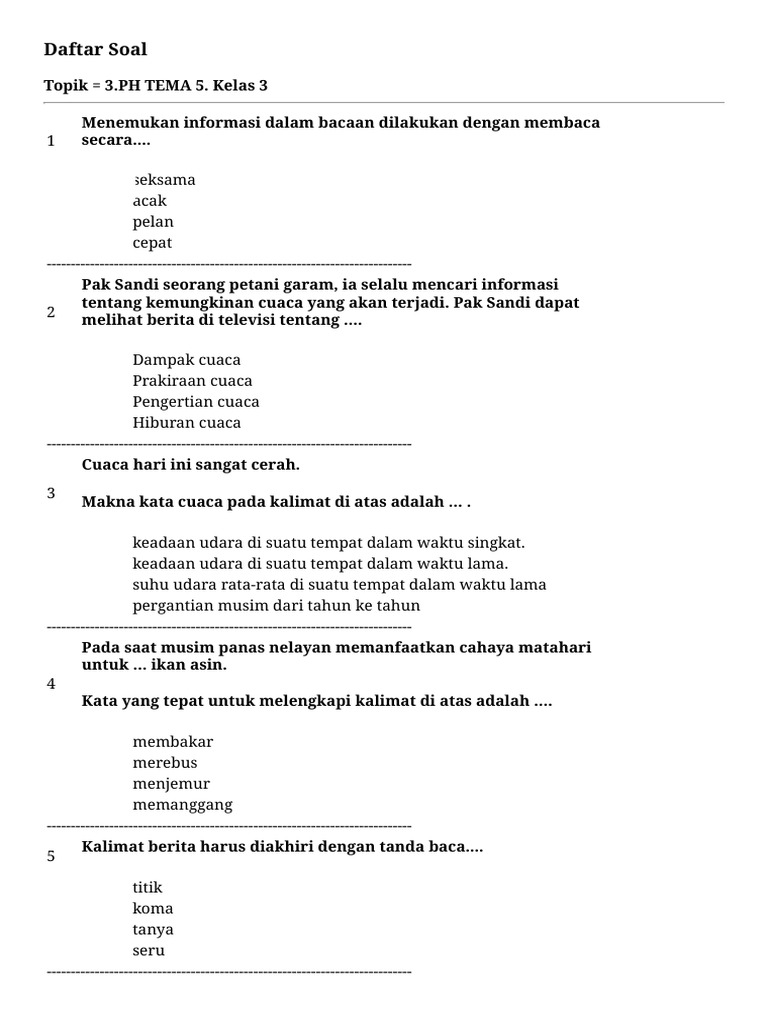 PH Tema 5 | PDF | Sejarah
