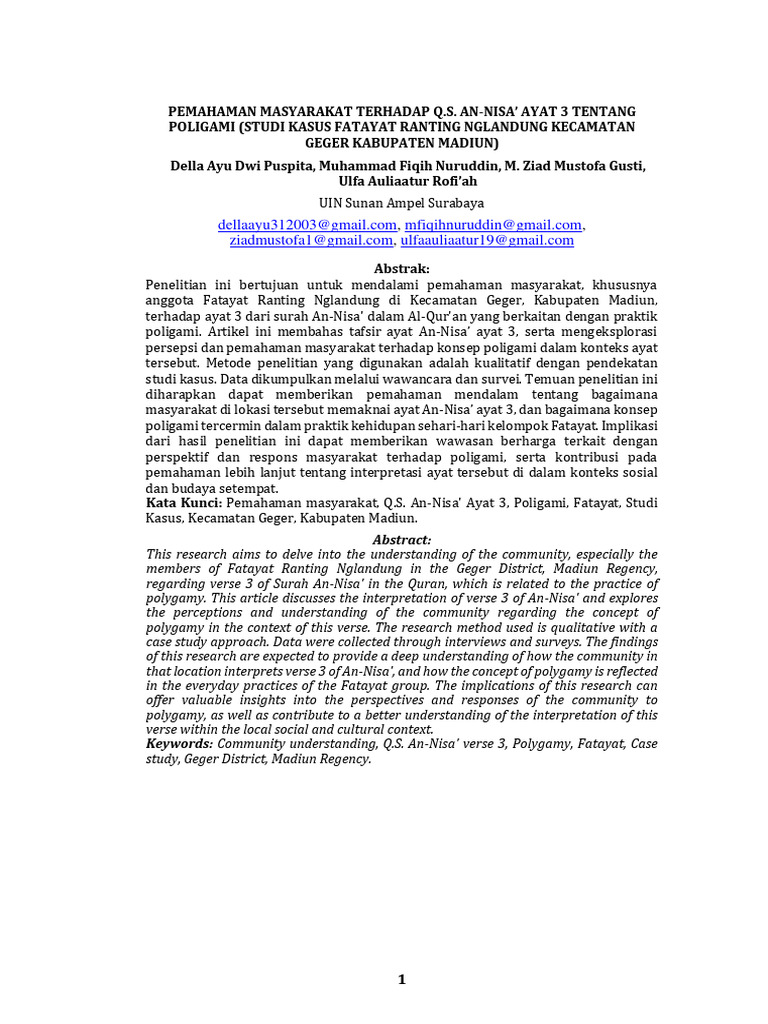 Kel.5 Tugas Penelitian Lapangan Revisi | PDF