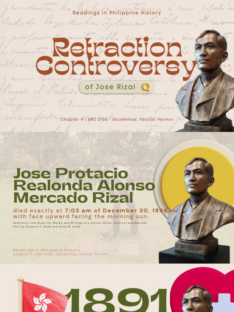 CHAPTER 9 - Retraction Controversy of Rizal | PDF