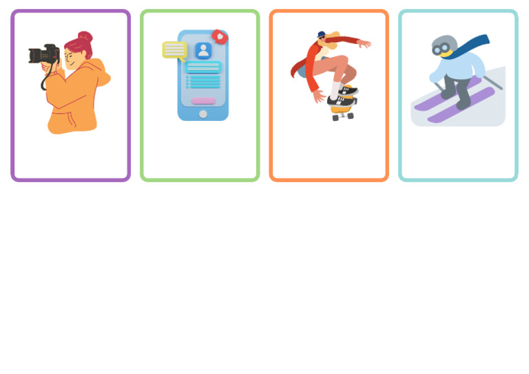 FLASHCARDS FREE TIME 4 | PDF