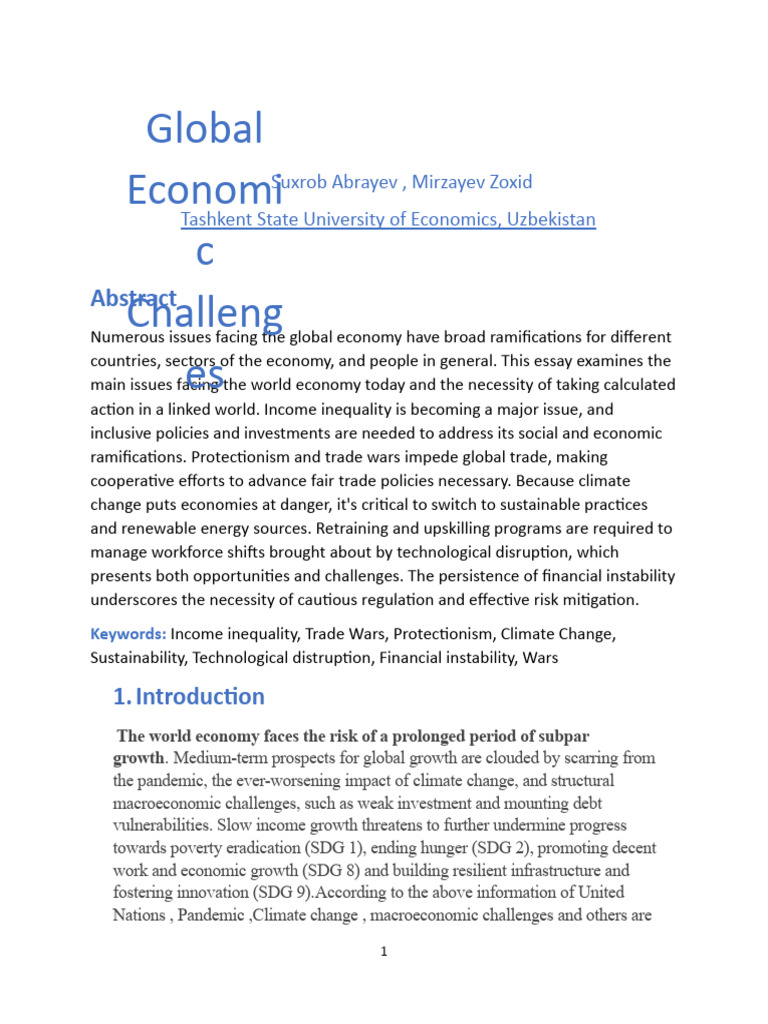 Suxrob Abrayev | PDF | Cost Of Living | Automation