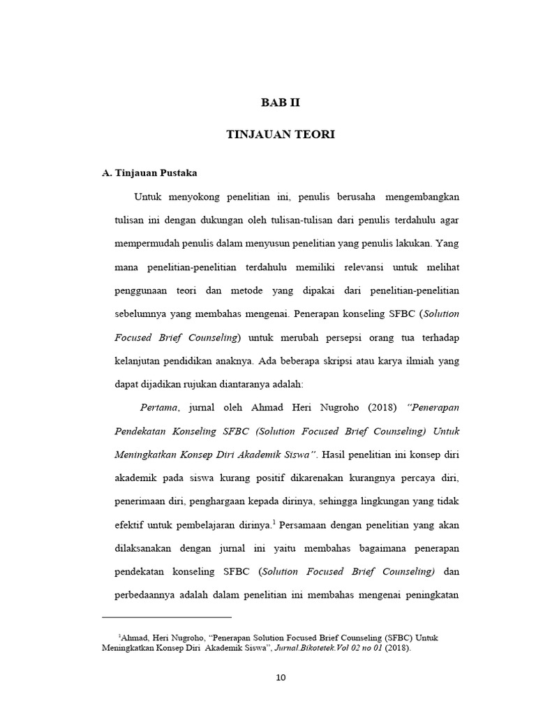 Teori SFBC | PDF | Pengembangan Diri