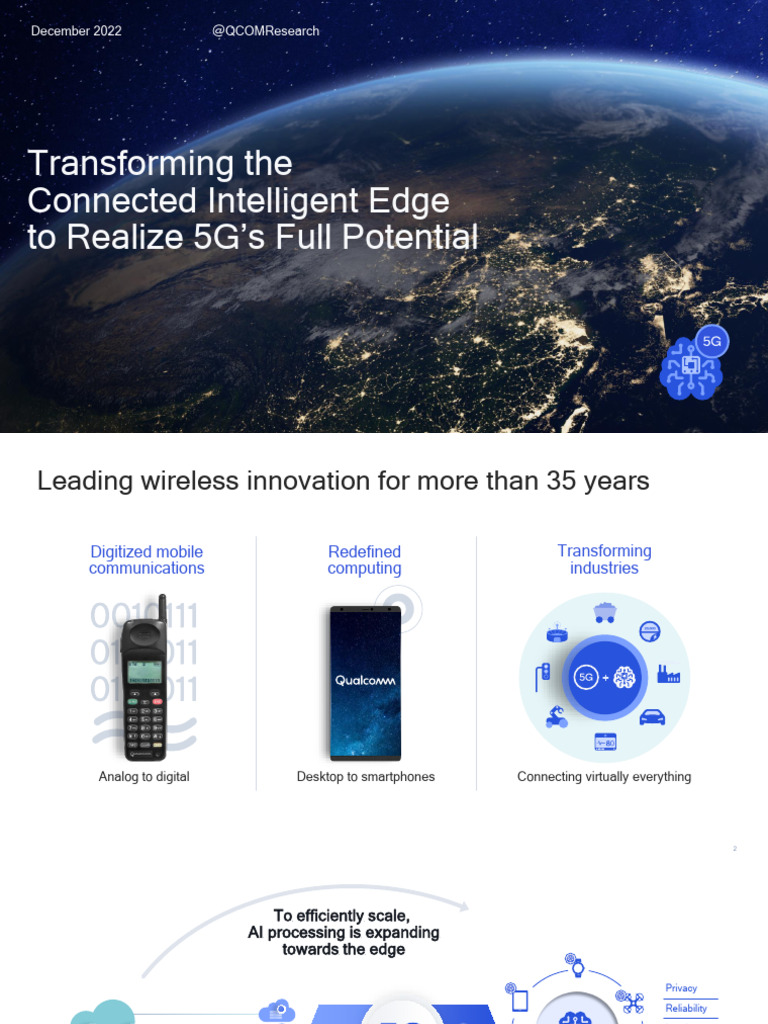 Transforming The Connected Intelligent Edge | PDF | Internet Of Things ...