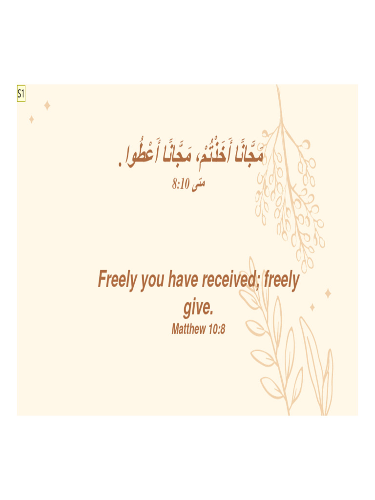 Freely Give | PDF | Theology | Christian Belief And Doctrine