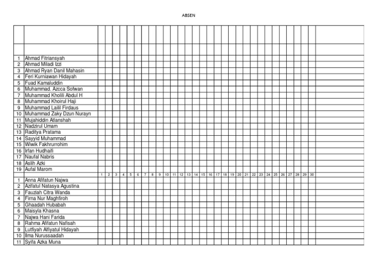 Absen Print | PDF
