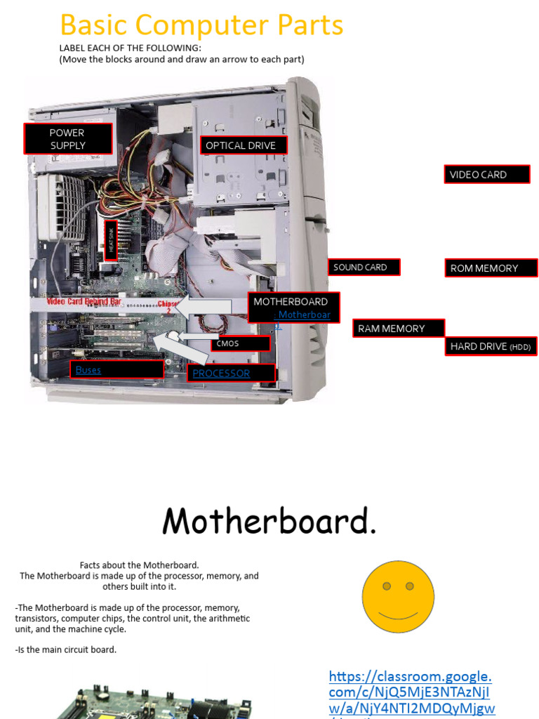 Copy of Click and Learn Computer Parts Assignment 1 | PDF | Computer Data Storage | Central ...