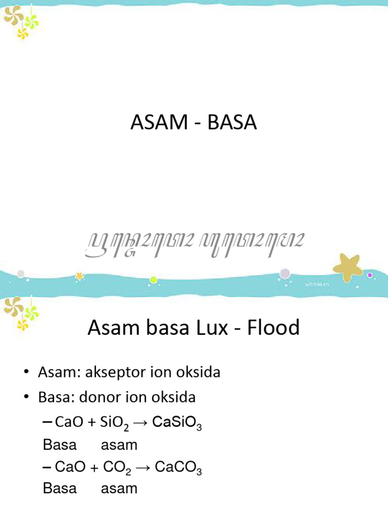Asam dan Basa: Prinsip HSAB | PDF