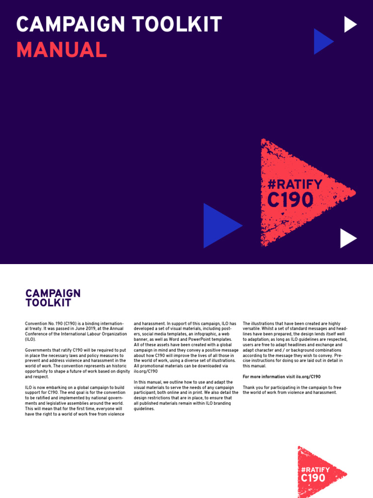 ILO Campaign-Toolkit Manual EN | PDF | Rgb Color Model | Violence