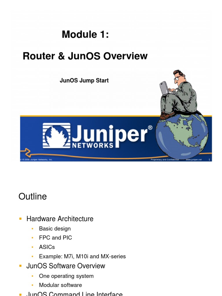 Junos Jumstart 01 Junos Overview Command Line Interface Computer Network