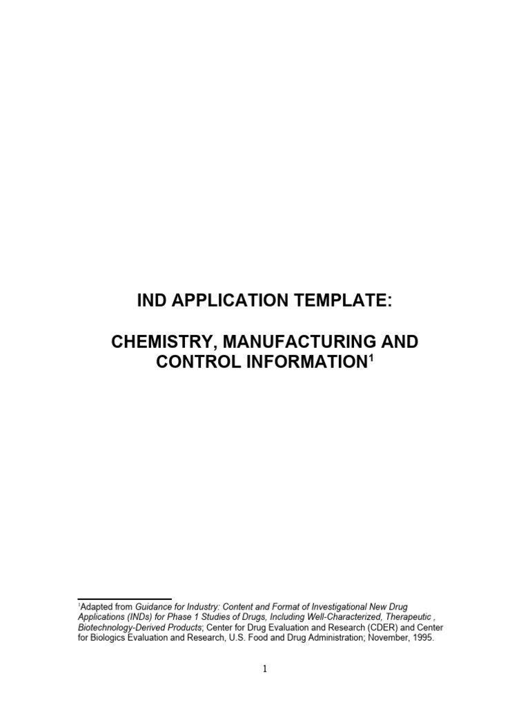 3 Chemistry Manufacturing and Controls | PDF | Food And Drug ...