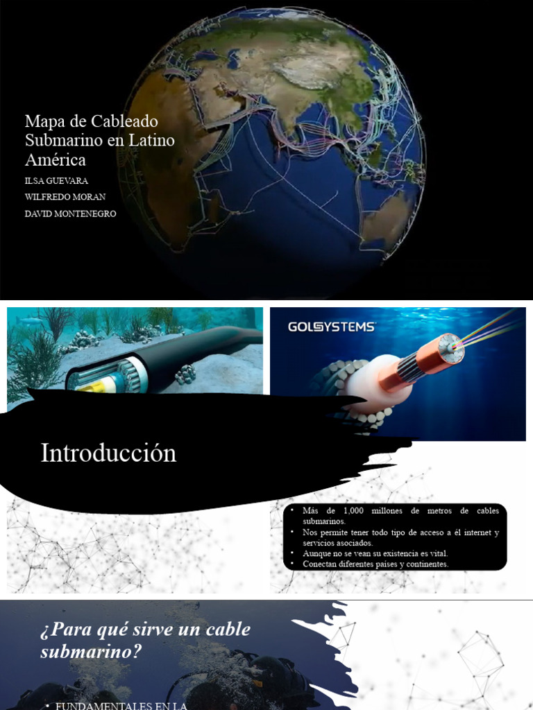 Mapa de Cableado Submarino en Latino América | PDF | Hogar, jardinería ...