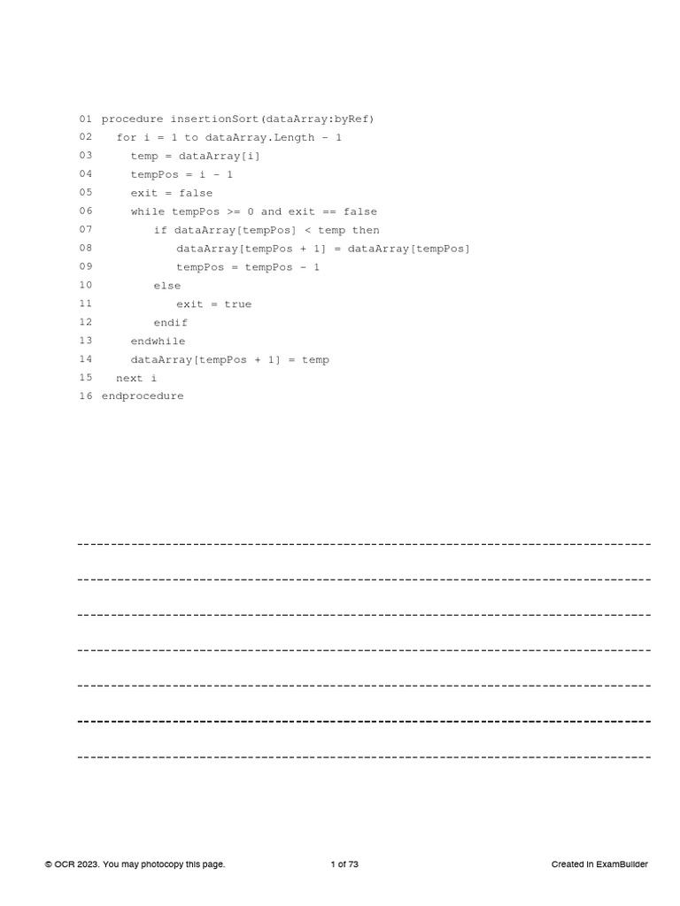 Merge Insertion Bubble Linear and Binary Search | Download Free PDF | Time Complexity | Computer ...