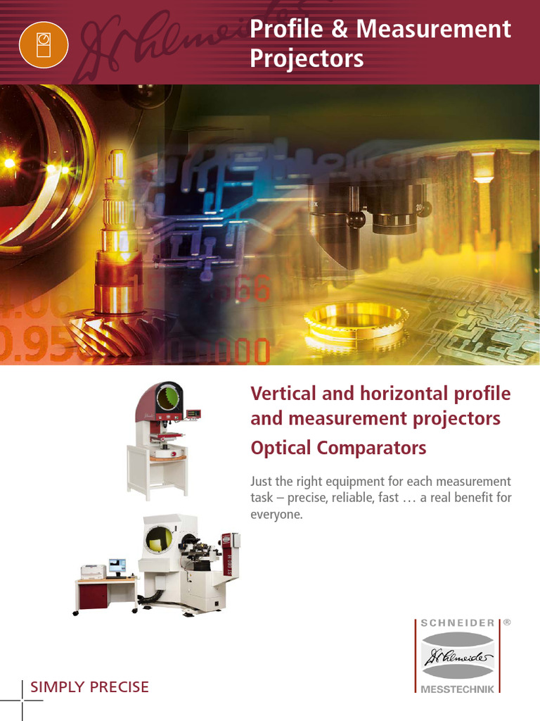 Vertical and Horizontal Profile and Measurement Projectors Optical ...