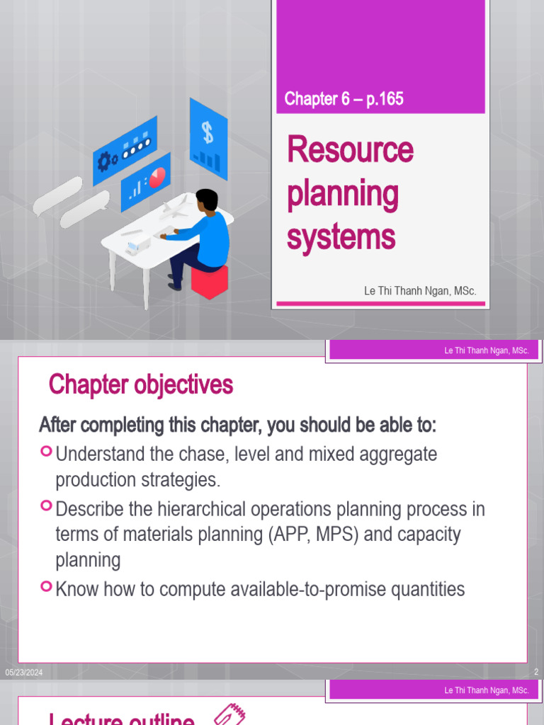 Chap 6 - Resource Planning Systems | PDF | Business Process | Business Economics