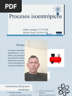 Proceso Isentrópico | PDF | Gases | Entalpía