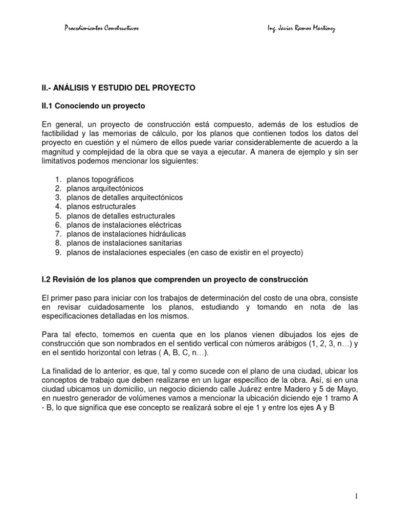Capitulo 2 Analisis y Estudio Del Proyecto | PDF | Presupuesto