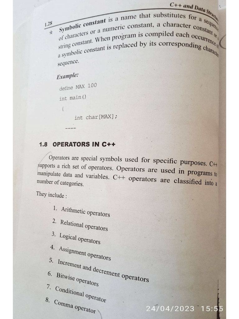 Operators in CPP | PDF
