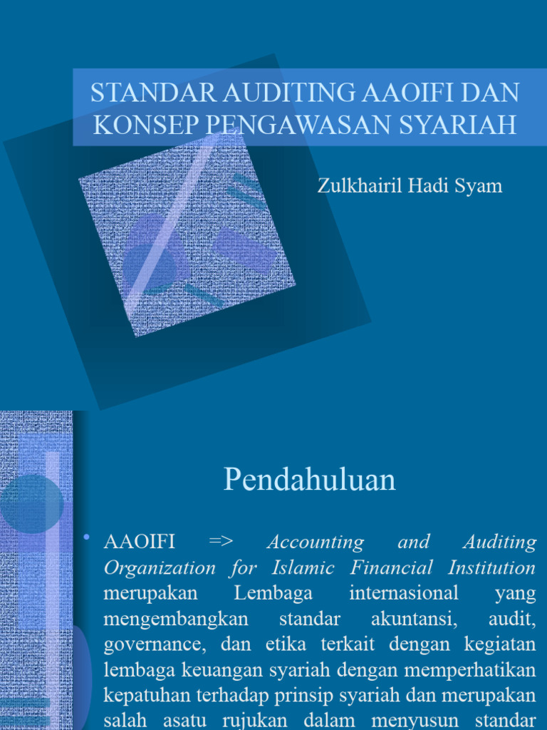 Pembahasan Ke-7 Standar Auditing AAOIFI Dan Konsep Pengawasan Syariah | PDF