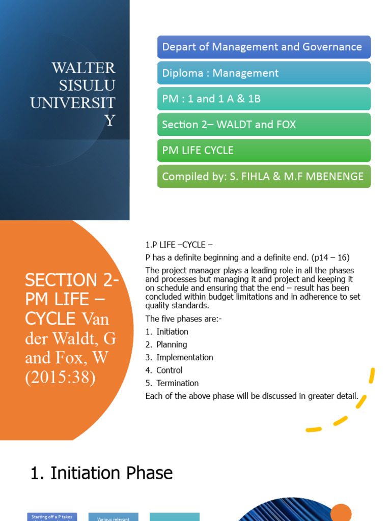 Chapter Two Project Management | PDF | Program Evaluation | Life Cycle ...