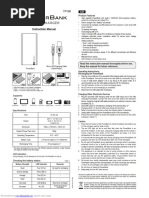 Power Bank Instructions | PDF | Battery Charger | Usb