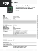 Product Datasheet: Circuit Breaker Compact NSX400N - Micrologic 2.3 ...