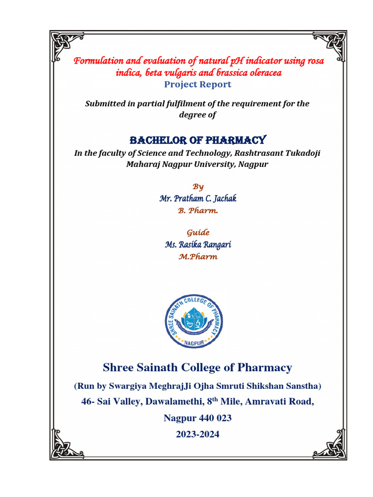 Project Front Pages (5) Pratham C. Jachak | PDF