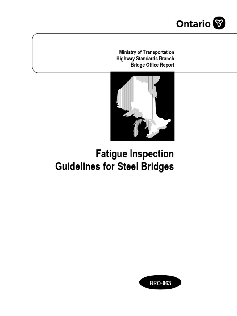 2019-04 Fatigue Inspection Guidelines For Steel Bridges | PDF | Fatigue ...