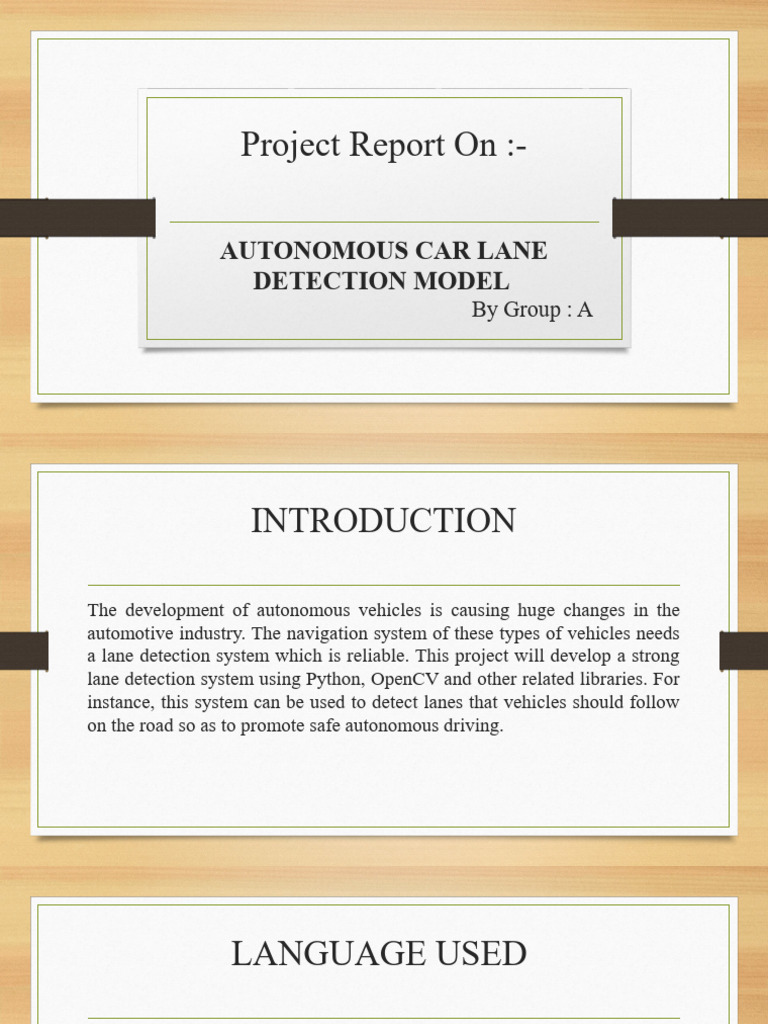 Autonomous Car Lane Detection Model | PDF | Computer Vision | Applied ... Autonomous Car Lane Detection Model | PDF | Computer Vision | Applied ...
